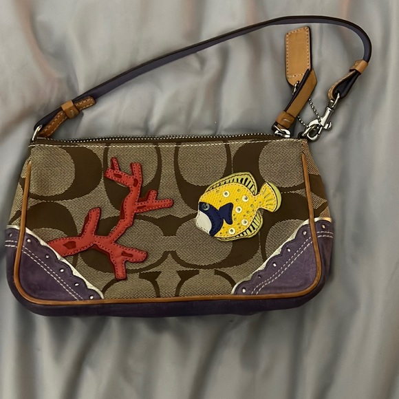 Coach | Bags | Rare Coach Coral Fish Purse | Poshmark